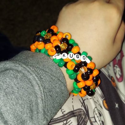 Large MHA Character Kandi Bracelets - Etsy