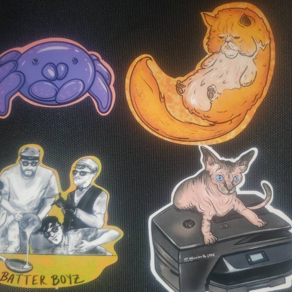 Chonky Beaver Benjamin Sticker Ferdinand | Handmade Laminated Sticker ...