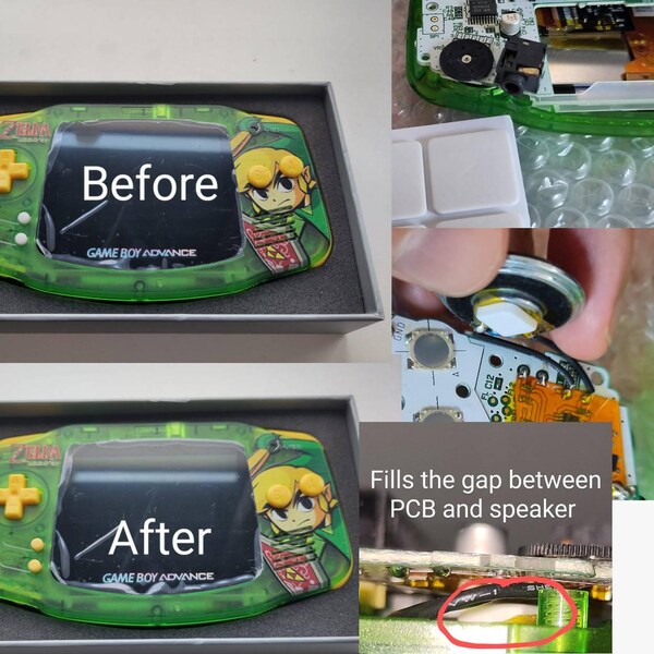 Gameboy Color AMOLED Touch Menu Retro Pixel OLED DMG - Voltage ...