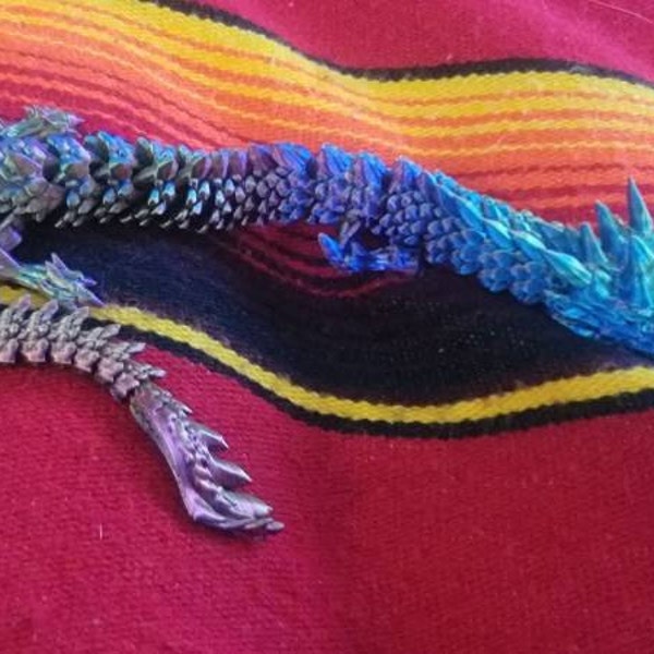 Articulated Spike Dragon Fidget Desk Figure - Etsy