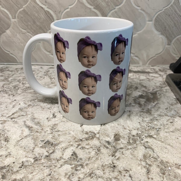 Faces Mug, Custom Face Mug, Funny Photo Mug, Custom Mug, Personalized ...