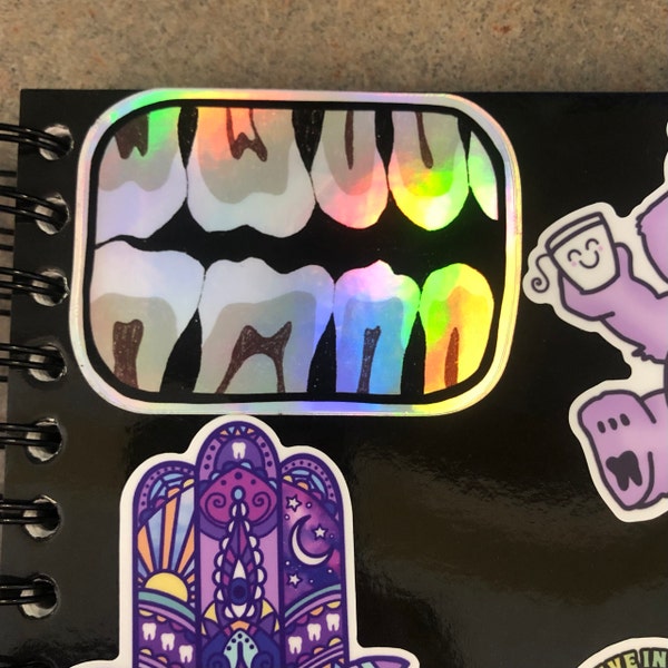 Dental X-ray Teeth Sticker for Dental Hygienist, Dental Assistant, RDH ...