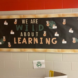 Jungle Alphabet Posters Jungle Classroom Decor - Etsy