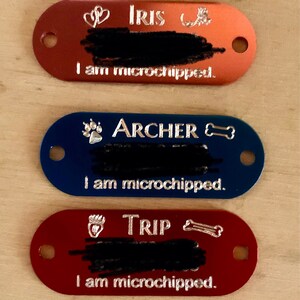 Silent / Quiet Rivet Pet ID Tag No More Jingling, Attaches Directly to ...