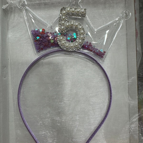 Birthday Girl Party 4th 5th 6th 7th Birthday Crown Alice Band Headband ...