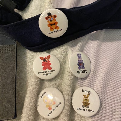 Five Nights at Freddy's 2 FNAF Meme Pins Plushie Meme Pins - Etsy