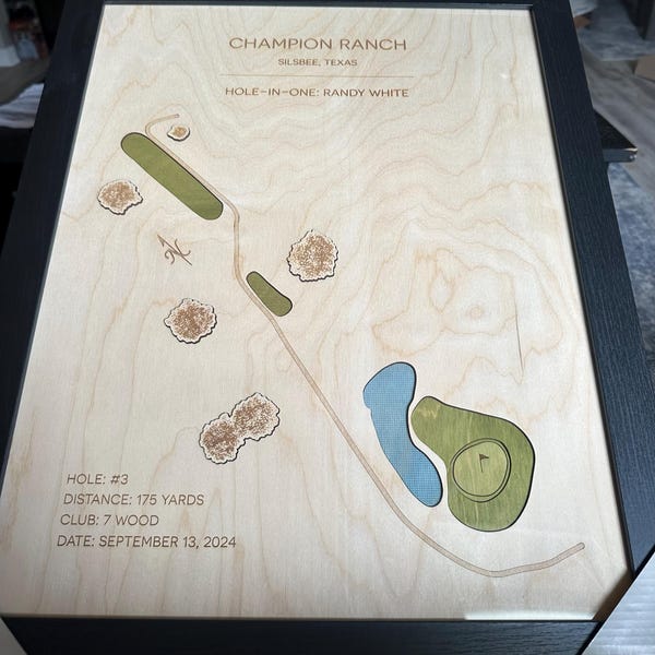 Personalized Hole-in-one Gift Single Golf Hole Custom Golf Gift Golf ...