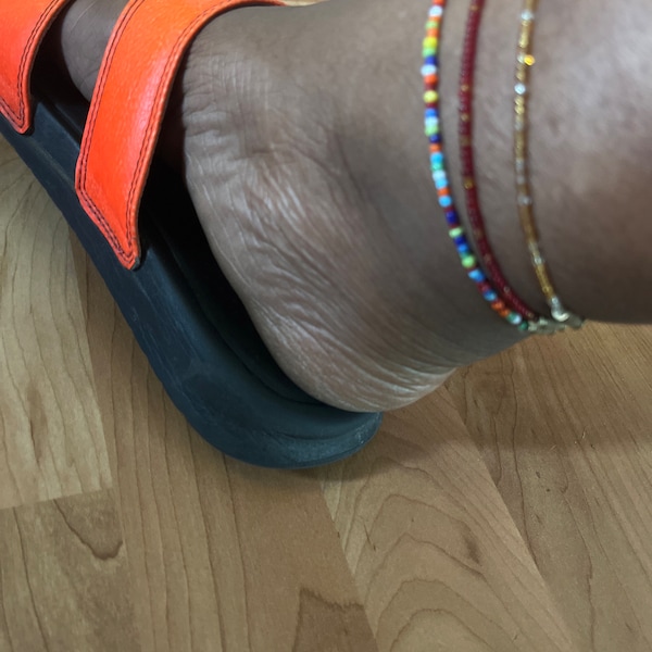 Beaded Anklets - Assorted Colors - African Jewelry - Anklets - Pastel ...