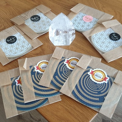 Gold Plated Lakhovsky MWO Antenna, Golden Ratio MWO Healing Crystals ...