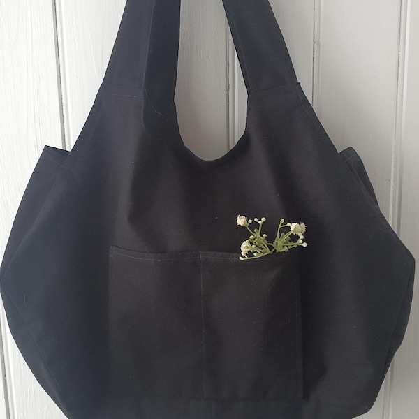 Minimalist Bag Sewing Pattern | Pentagonal Shoulder Bag Sewing Pattern ...