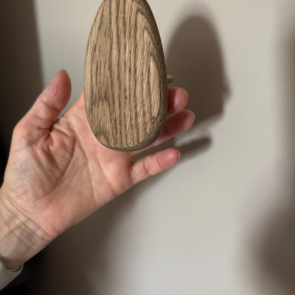 Wooden Modern Coat Hooks for Wall, Oak Coat Hook Wall Mount, Decorative ...