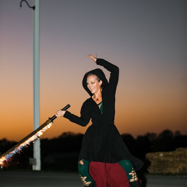 Pair of Fire Torch - Fire Eating / Fleshing Torches - Rubber Skull ...