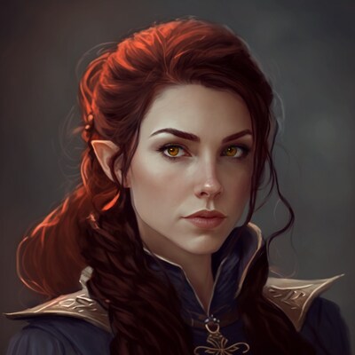 Custom Character Portrait, RPG Game Character Design, Fantasy Character Design, DND Character ...