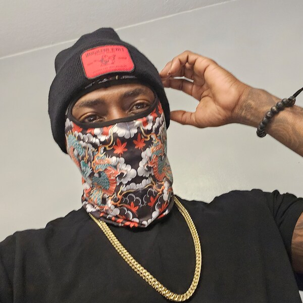 Born Hustler Drip Balaclava Premium Lightweight Ski Mask Face Mask Hood ...