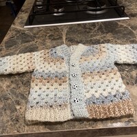 CROCHET PATTERN & VIDEO/ Mini Pop Cardigan Crochet Pattern / Easy Top ...