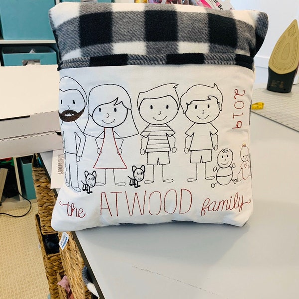 Stick Figures Family Machine Embroidery Designs-instant DOWNLOAD - Etsy