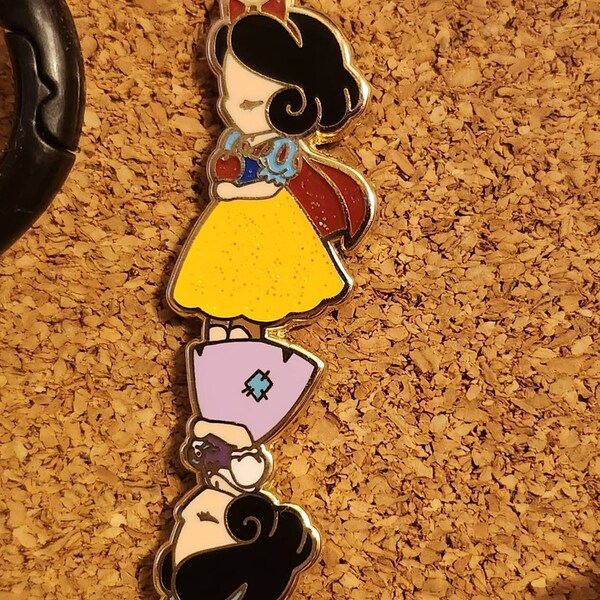 Snow White Hard Enamel Flip Pin - Etsy