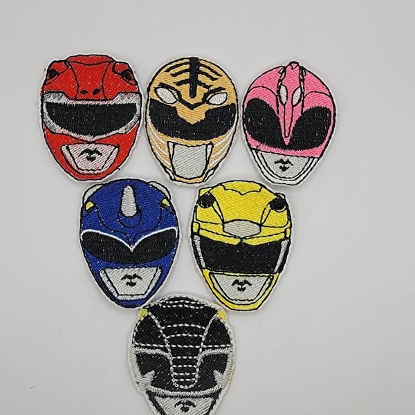 Power Rangers Embroidery Designs 2 Inch Size - Etsy UK