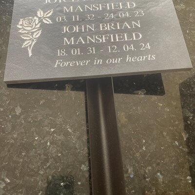 Slate House Sign 10cm X 15cm, Handmade, Deep Engraved Stone, Name ...