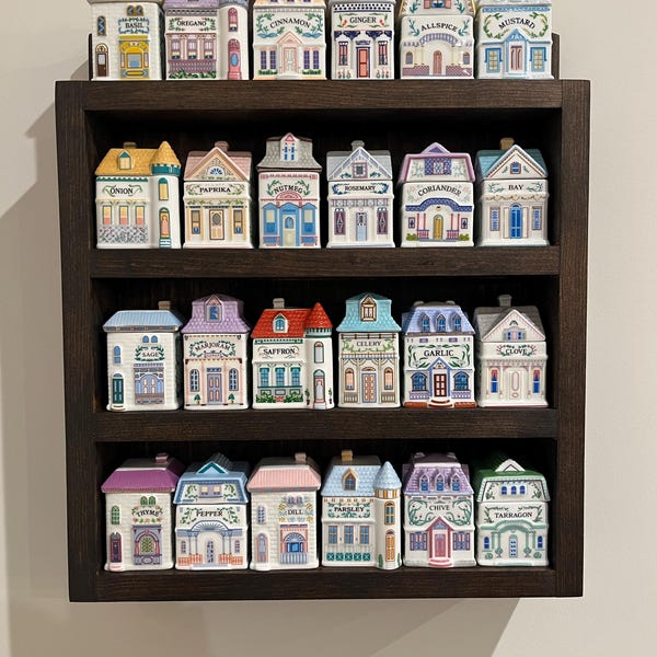 Lenox Spice Rack Shelf | Handmade Solid Wood Lenox Spice Rack Shelf ...