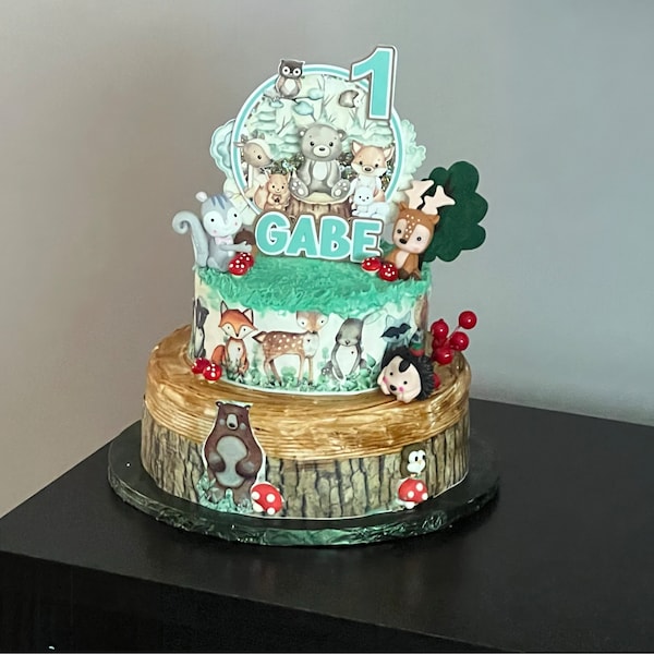 Edible Tree Bark Cake Toppers - Etsy