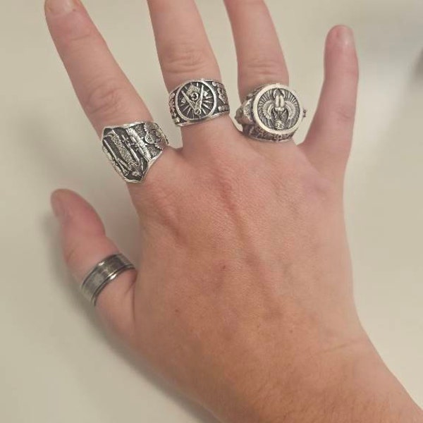 Phoenix Ring, 14K Real Gold Fire Bird Ring, Mythology Ring for Best ...