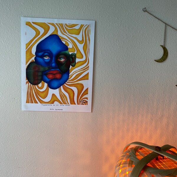 Blue? Man Walking - Etsy