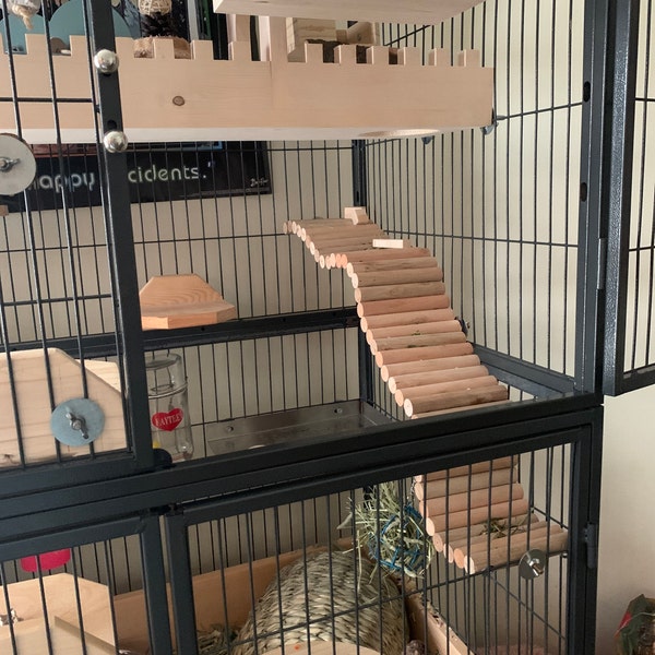 Wood Ramp Bridge Make Your Own Shape for Chinchilla Small Pet - Etsy