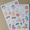 Sticker Sheet - Autumn Days | Journal Stickers, Calendar, Planner ...