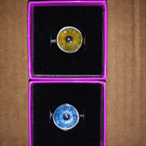 Human Eye Ring Eye Jewellery Girlfriend Gift Human Eye Jewelry Eye Ring ...
