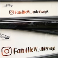 IG Custom Name Stickers, Social Media Username Decal, Car Decal, Window ...