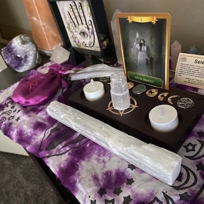 9 In. SELENITE Wand LARGE Magic Fairy Wands Crystal Healing Selenite ...