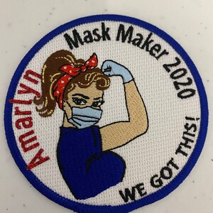 Mask Maker Patch - Etsy