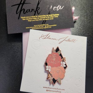 La Luna Enamel Pin, Tarot Card Enamel Pin, the Moon Pin, Celestial Pin ...