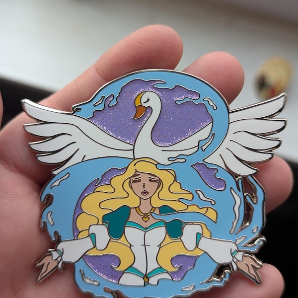 Swan Princess Odette Transformation Pin - Etsy