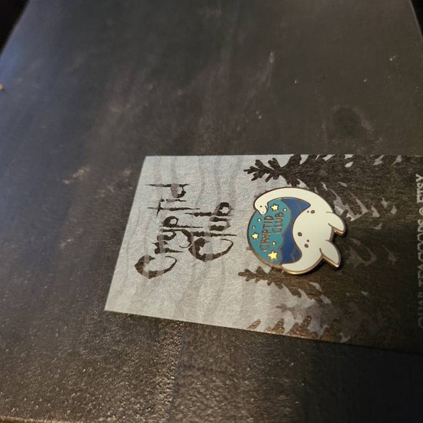 Cryptid Club Hard Enamel Pin - Etsy
