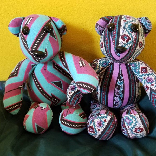Small Teddy Bear/memory Bear/handmade Bear/memory of Loved One/keepsake ...