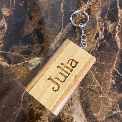 8 GB Personalized Bamboo USB Flash Drive Custom Engraved Usb - Etsy
