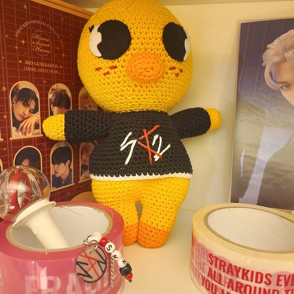 SKZOO FOXINY Stray Kids Plushie + FREEBIE, Jeongin Fanart, Kpop Merch ...