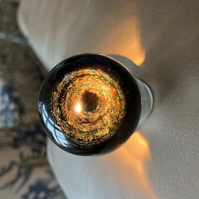 Four Layer Dot Stack Marble, UV Reactive, Glass Pop Art, Art Glass ...