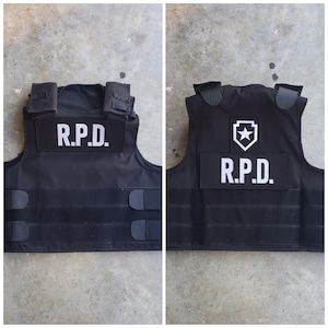 Raccoon City R.P.D. Tactical Vest Patches 3 Pack Combo Set Hook and ...