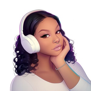 Premade Icon for Twitch Streamers and Social Media Beautiful ...