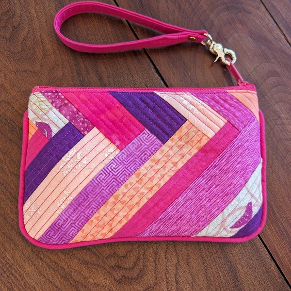 Nina Wristlet, Pdf Pattern, Two Sizes, Instant Download, Pouch Pattern ...