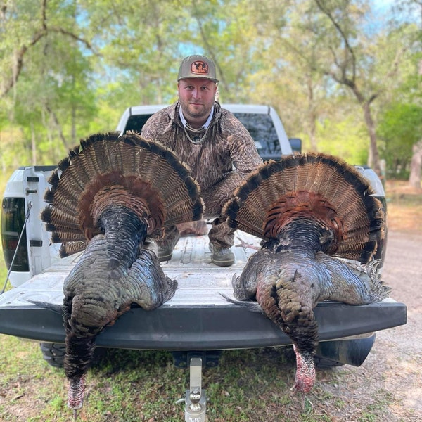 Turkey Hunting Limb Hanger Leather Patch Hat SEWN LEATHER PATCH - Etsy