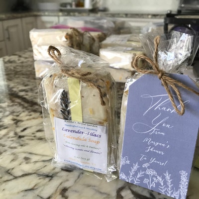 Lavender Lilac Calendula Soap, types of Lavender Spikes May Vary. 4 Oz ...