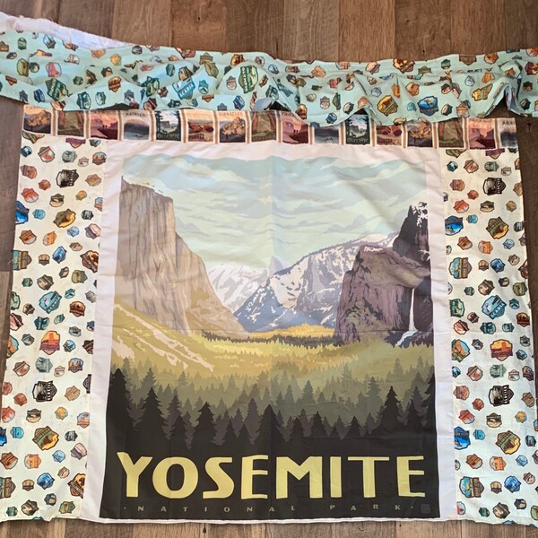 National Parks Poster Panel Yosemite by Riley Blake Designs - Outdoors ...