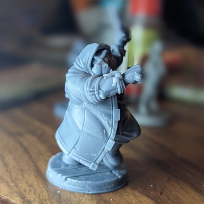 Robot Samurai Goro Warforged Monk D&D Wasteland 32mm 28mm 3D Resin ...