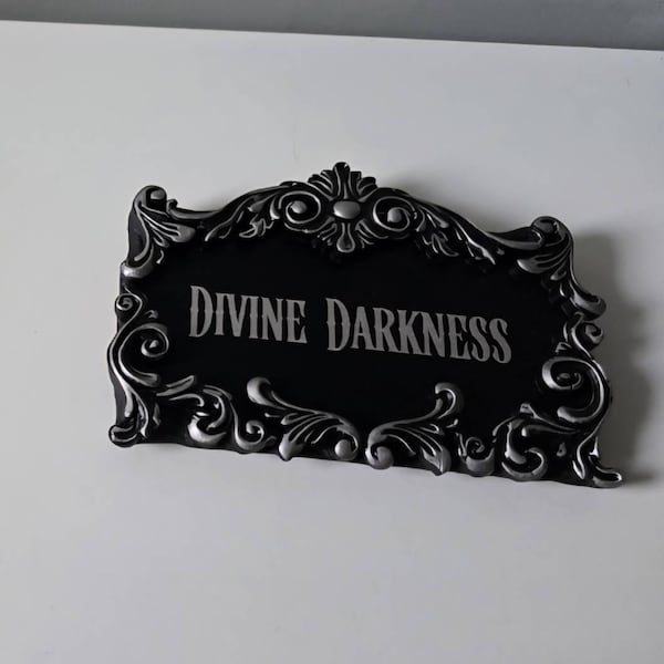 Gothic Sun and Moon Wood Slice - Maximalist Goth Gallery Idea - Dark ...