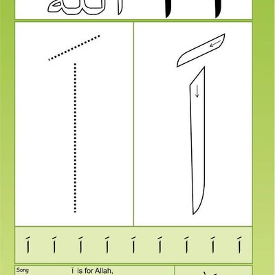Arabic Alphabet Tracing Cards Learn to Write the Letters - Etsy