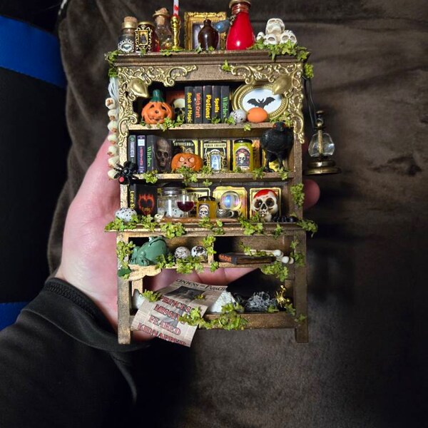 Miniature Witch Furniture 1:12 Scale Epic Gothic Hutch Haunted ...